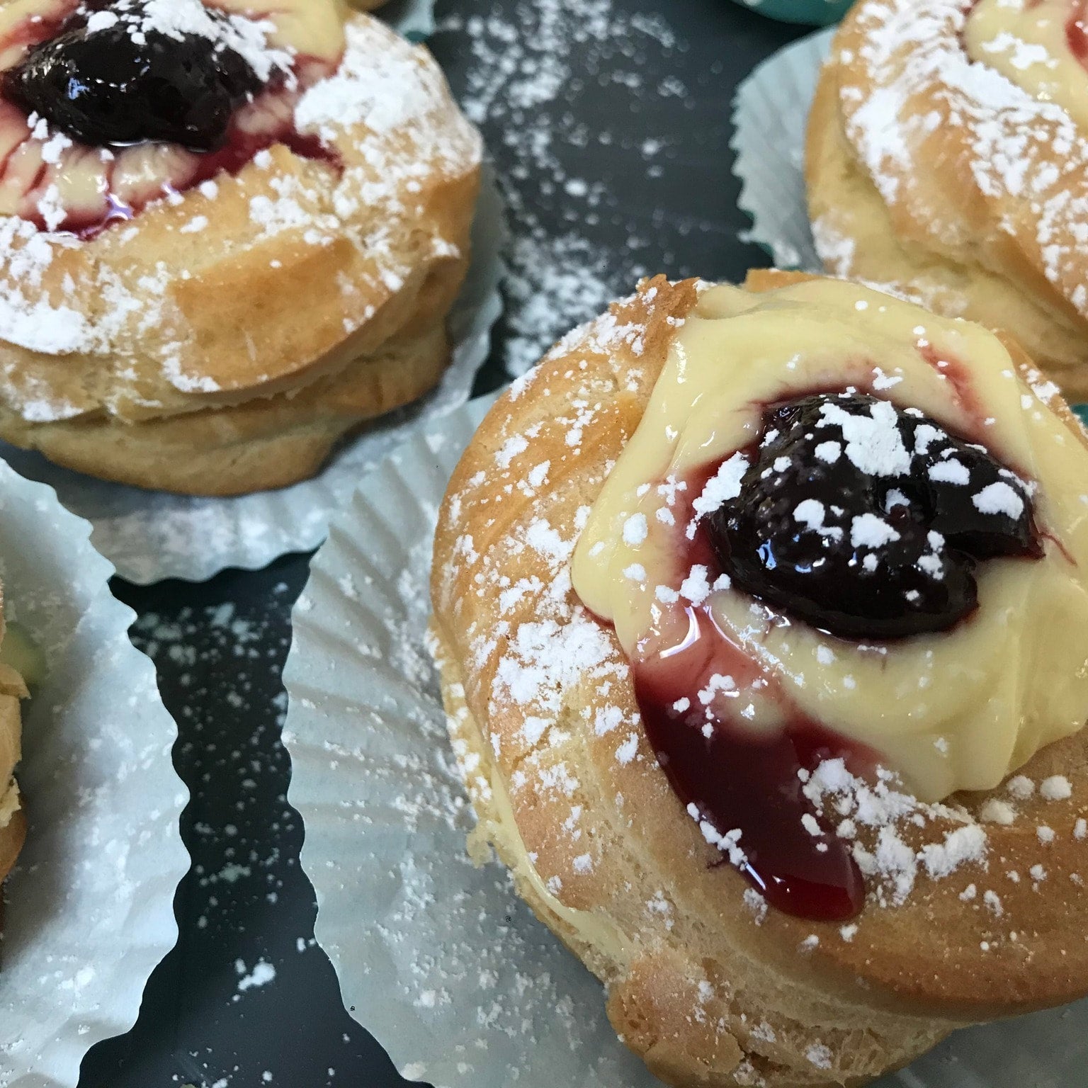 Gluten Free Large Zeppole - Traditional Venetian Creme | Carolena's Bakery